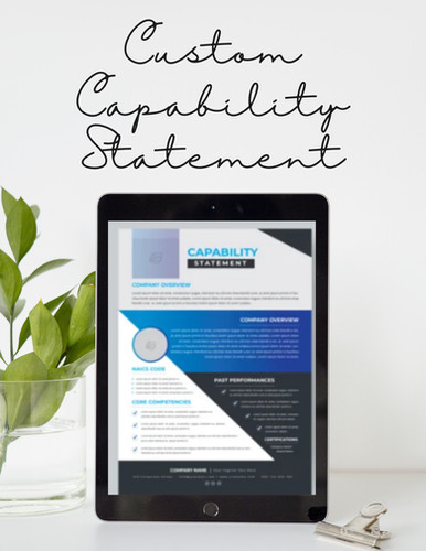 Custom Capability Statement | My Site