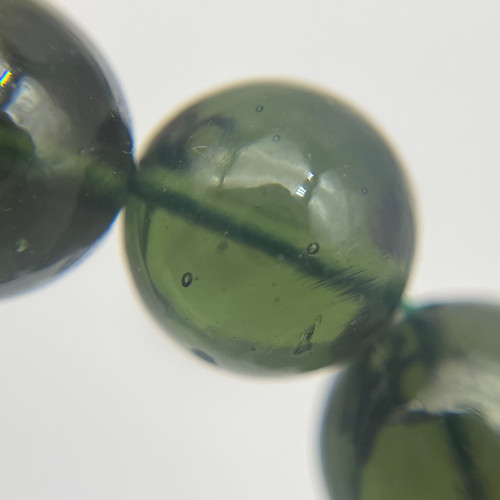 10MM Moldavite Round Loose Polished Beads | DivineInfinityCrysta