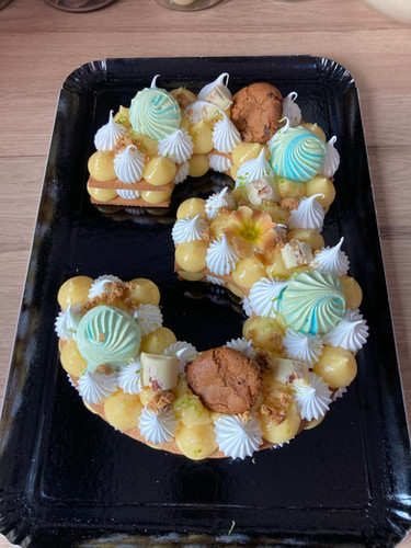 Number cake citron meringué | Gourmandestore