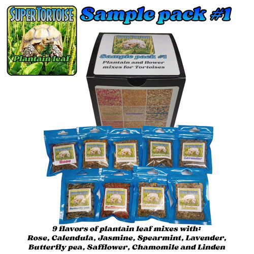 SuperTortoise sample pack #1 (9 flavors) | SuperHerbivore.com