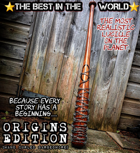 ⭐ORIGINS EDITION⭐ REAL HAND CURLED BARBED WIRE | Lucille The Bat