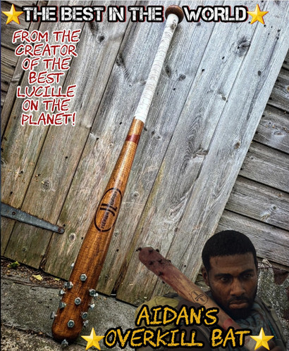 ⭐AIDAN'S OVERKILL BAT⭐ LUCILLE BAT, THE WALKING DEAD | Lucille The Bat