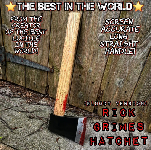⭐RICK GRIMES HATCHET⭐ (BLOODY VERSION) | Lucille The Bat