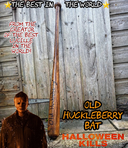 ⭐OLD HUCKLEBERRY BAT⭐ HALLOWEEN KILLS, MICHAEL MYERS | Lucille The Bat