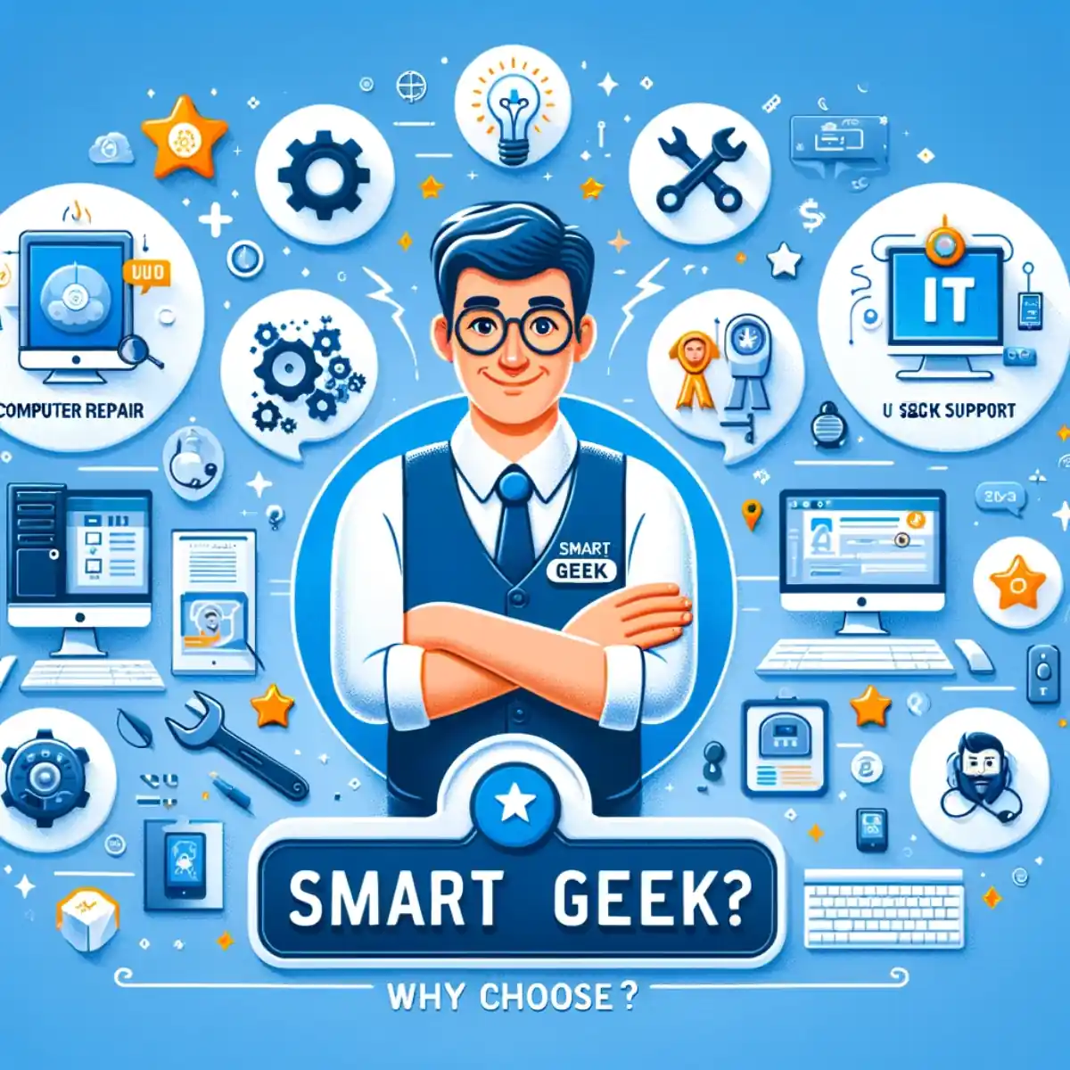 Smart Geek - Dépannage informatique à domicile - Île-de-France