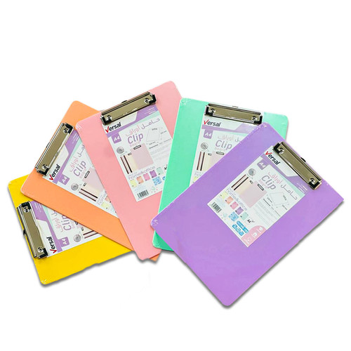 SUPPORT BLOC NOTE PASTEL A4 PVC VERSAL VR180 | Chebaani