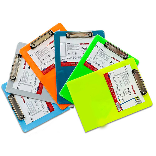 PORTE BLOC NOTE PLASTIQUE 5 COULEURS 76303 | Chebaani