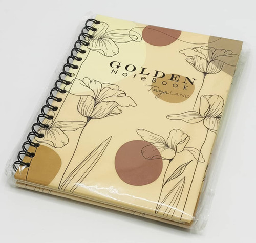 BLOC NOTE GOLDNESS COLLETION B5 SPIRAL NOIR 2624 | Chebaani