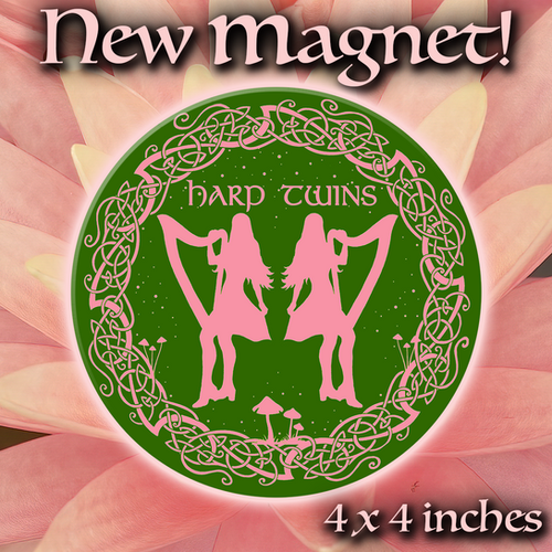 New Harp Twins Magnet | harptwins.com