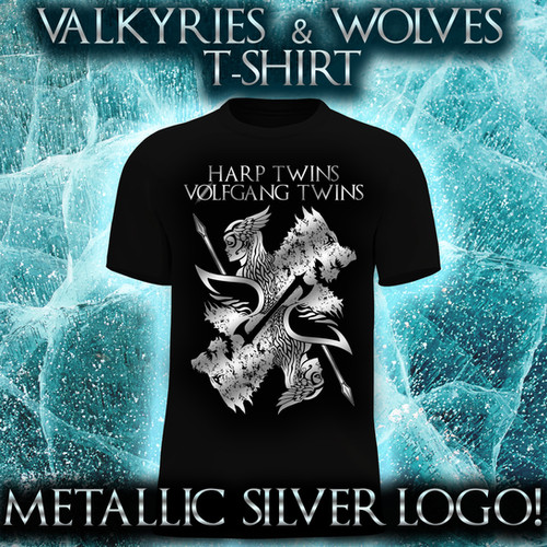 Valkyries & Wolves t-shirt | harptwins.com