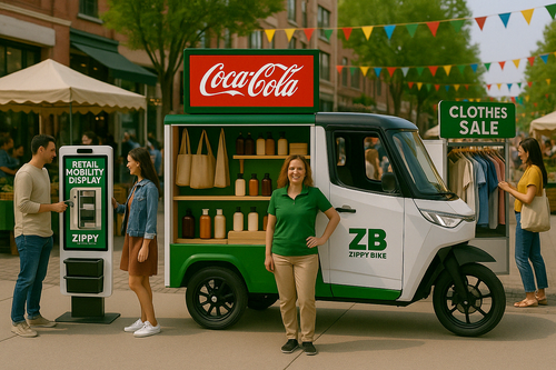 Zippy.Bike | Sustainable Mobile Retail Pop-Up – Urban Market Activation