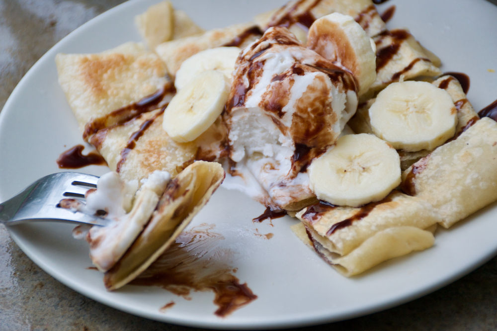 Vegan Banana Roti (Thai Banana Pancake)