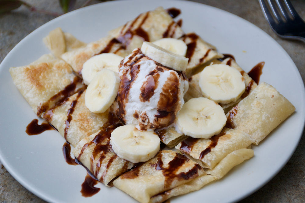 Vegan Banana Roti (Thai Banana Pancake)