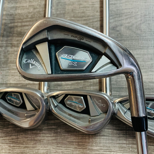 502) Callaway Rogue X Iron Set 6-G,A / KBS Steel, Regular | Golf Plugg