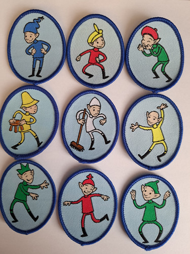 Brownie Six Woven Badges - Characters | Girlguiding Cornwall