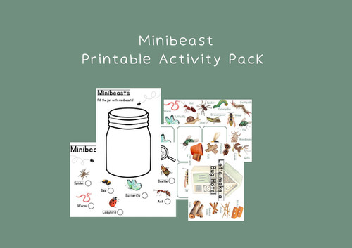 Minibeast Printable Activity Pack | Beyond Messy