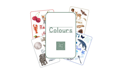 Nature Colours Flashcards | Beyond Messy