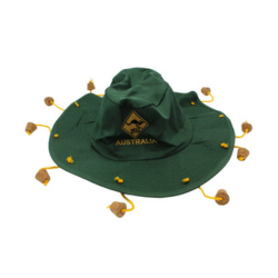 Green and Gold Australian Cork Hat | SYDNEY SOUVENIRS