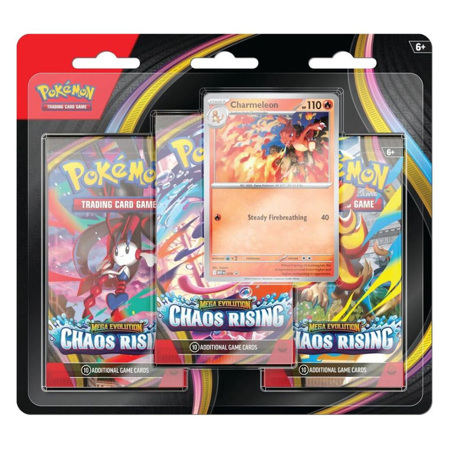 Pokemon Chaos Rising 3PK Blister - Charmeleon | POKENE