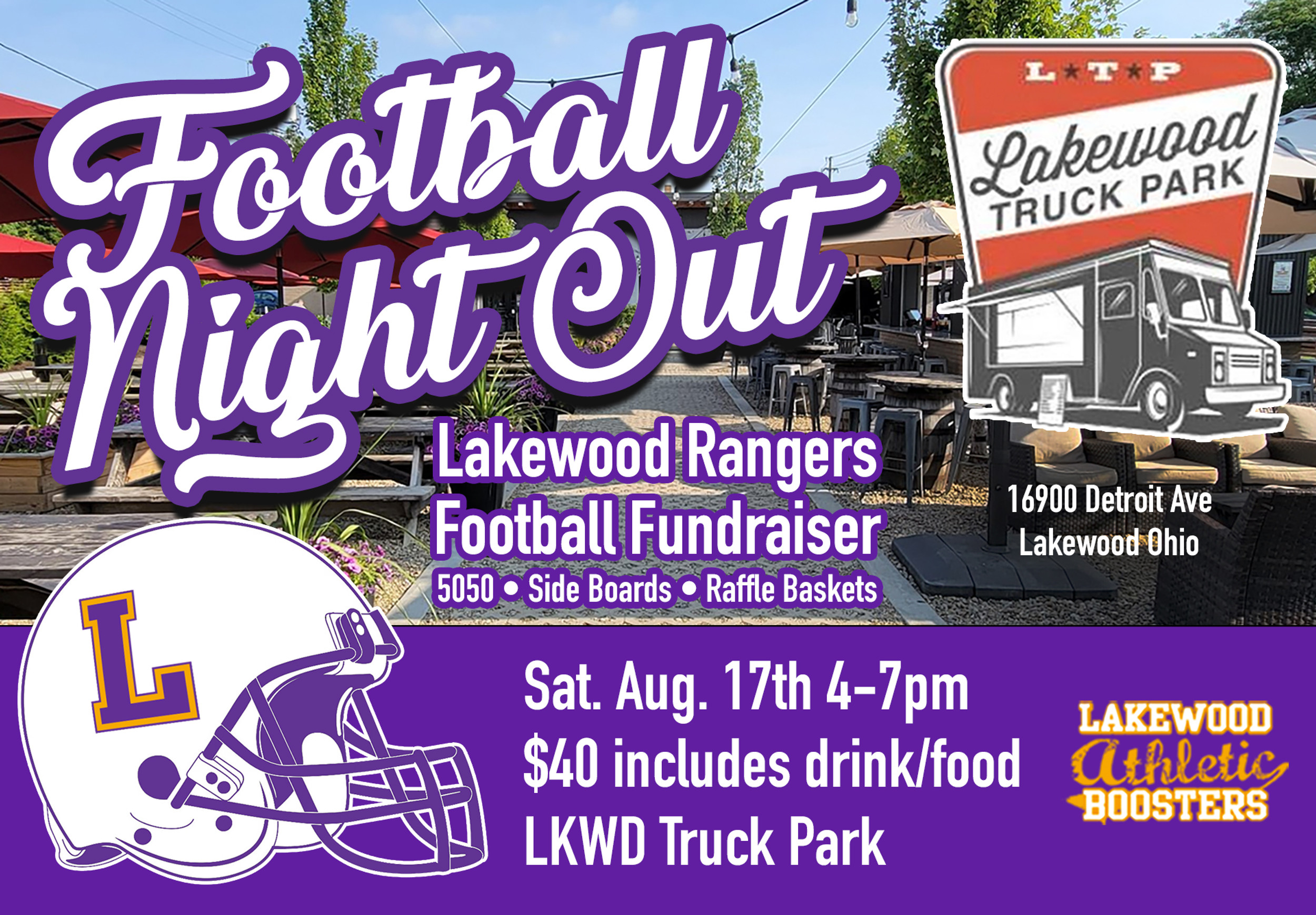 Ranger Football Night Out Fundraiser