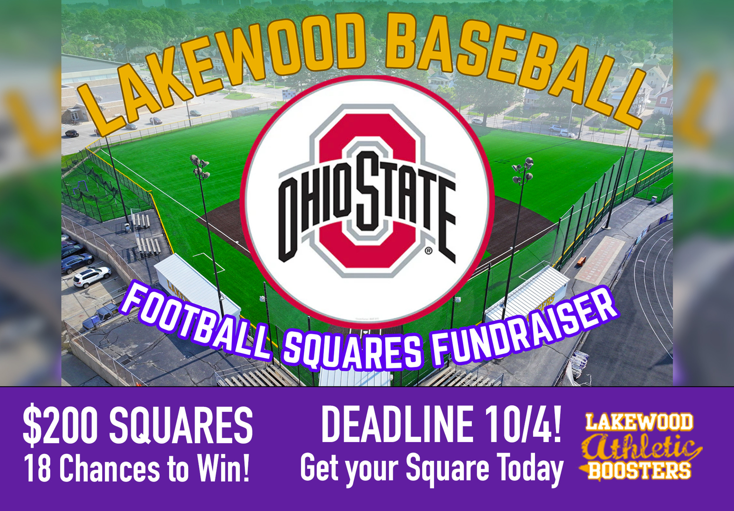 OSU Season Squares Supporting Lakewood Baseball