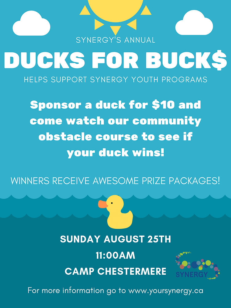 DUCKS FOR BUCKS ANNUAL FUNDRAISER!