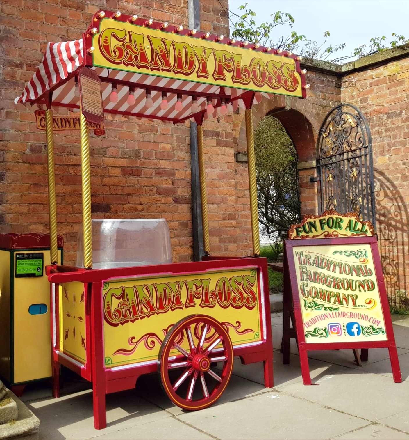 Candy Floss Cart Hire | UK | Traditional Fairground Co.