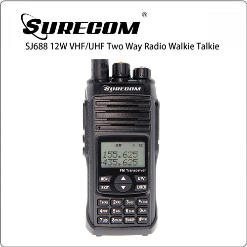 Surecom SJ688HP 12w VHF/UHF Two Way Radio Walkie Talkie | SURECOM