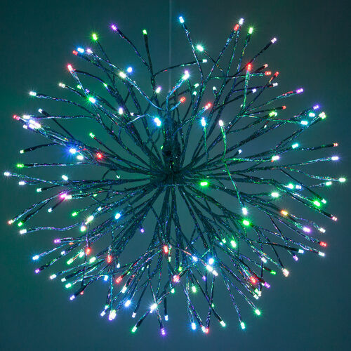 24" Multi Color Starburst Lighted Branches with Multicolor LED Twinkle ...