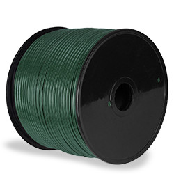 500' Green Outdoor Zip Cord Wire, SPT1 | Christmas Hook