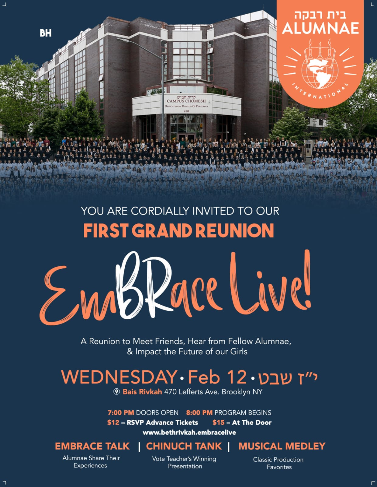 Embrace LIVE! | Beth Rivkah Schools