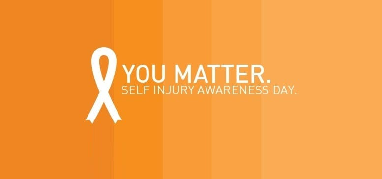 Self Harm Awareness Ribbon