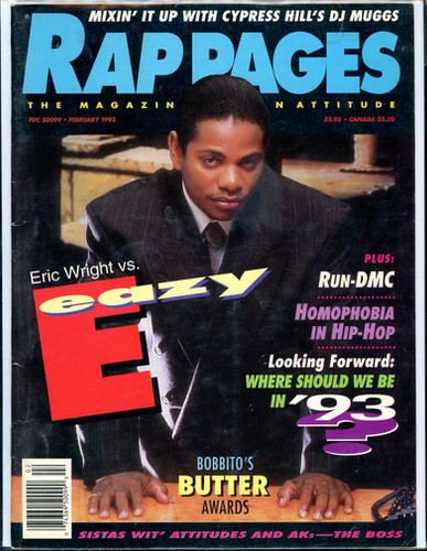 Rap Pages Magazine February 1993 Eazy-E | Rapzines