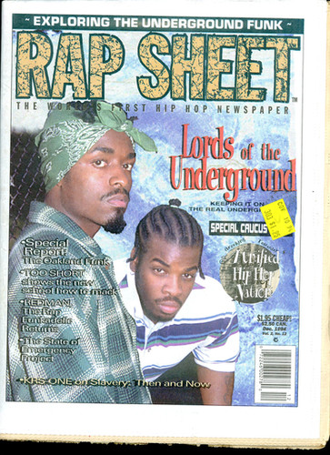 Rap Sheet Magazine Dec 1994 Lords of the Underground | Rapzines