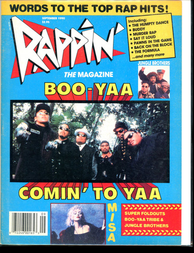 Rappin' Magazine September 1990 Boo-Yaa Tribe | Rapzines
