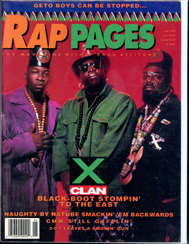 Rap Pages Magazine June 1992 X-Clan | Rapzines