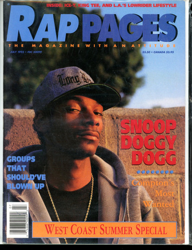 Rap Pages Magazine July 1993 Snoop Dogg | Rapzines