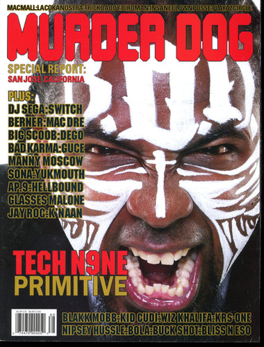 Murder Dog Magazine V.16 N.3 Tech N9NE | Rapzines