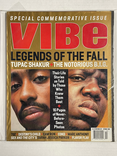 Vibe Magazine October 1999 Tupac Shakur 2Pac & Notorious B.I.G. | Rapzines