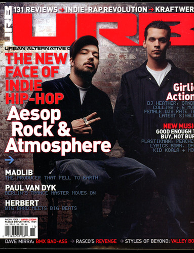 Urb Magazine #110 Aesop Rock & Atmosphere | Rapzines