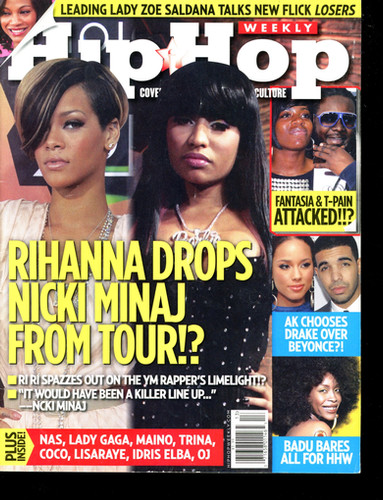 Hip Hop Weekly Magazine Vol.5 No.8 Nicki Minaj & Rihanna | Rapzines