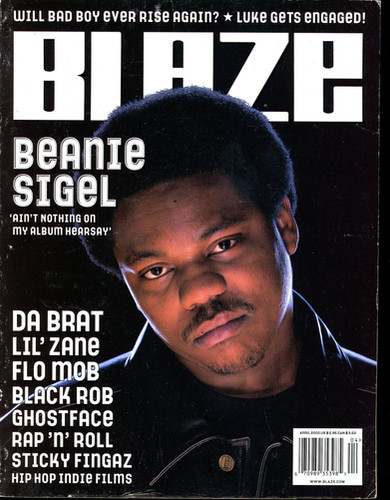 Blaze Magazine #15 Beanie Sigel | Rapzines