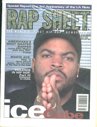 Rap Sheet Magazine May 1995 Ice Cube | Rapzines