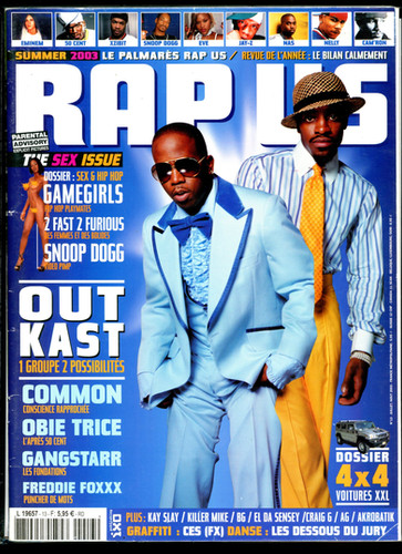 Rap Us Magazine July 2003 Outkast | Rapzines