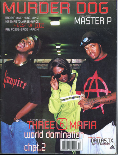 Murder Dog Magazine 1997 Three 6 Mafia | rapzines