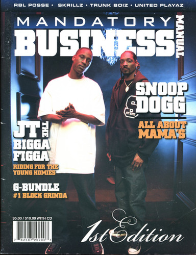 Mandatory Business Magazine #1 JT The Bigga Figga & Snoop Dogg | Rapzines