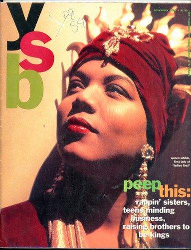 YSB Magazine 1991 November Queen Latifah | Rapzines