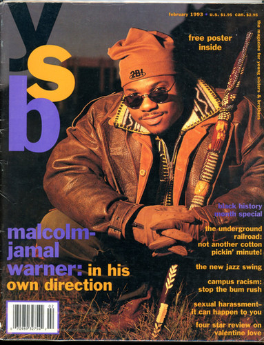 YSB Magazine 1993 February Malcolm-Jamal Warner | Rapzines
