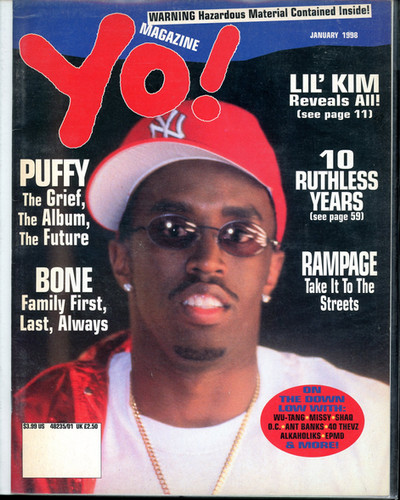 Yo Magazine January 1998 Diddy | Rapzines