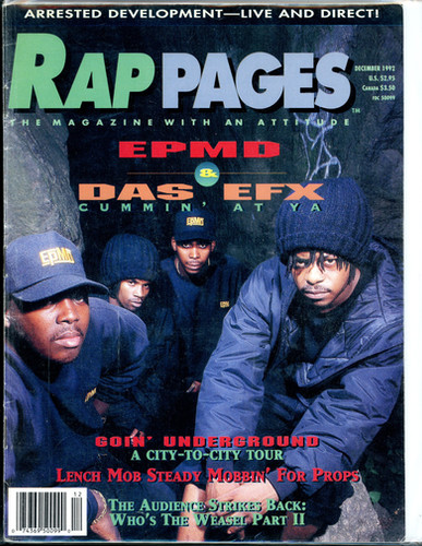 Rap Pages Magazine December 1992 Das EFX EPMD | Rapzines